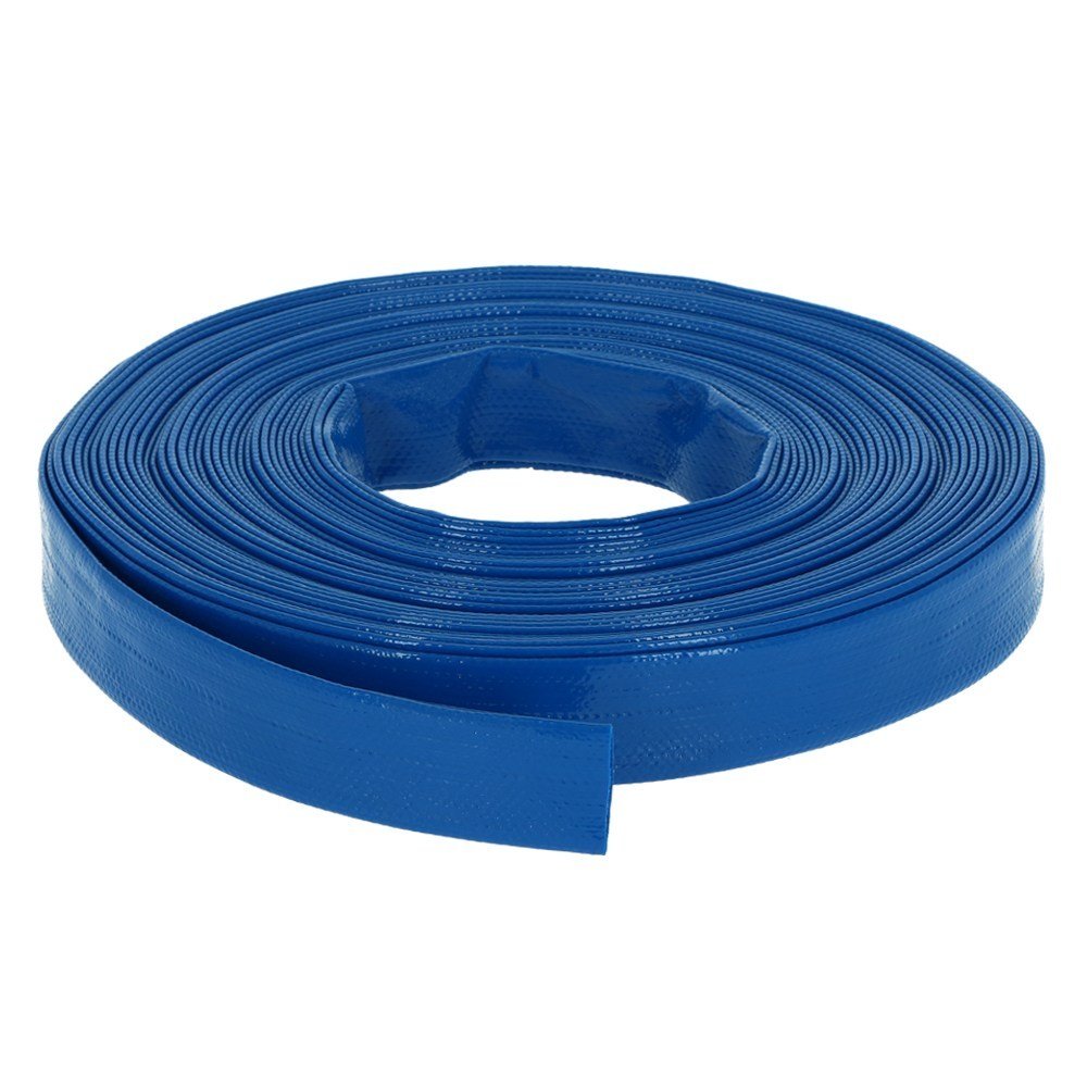 Tubo piatto 1 pollice 20 metri d'acqua pvc 2,5 cm - 4 bar - Adatto per ...